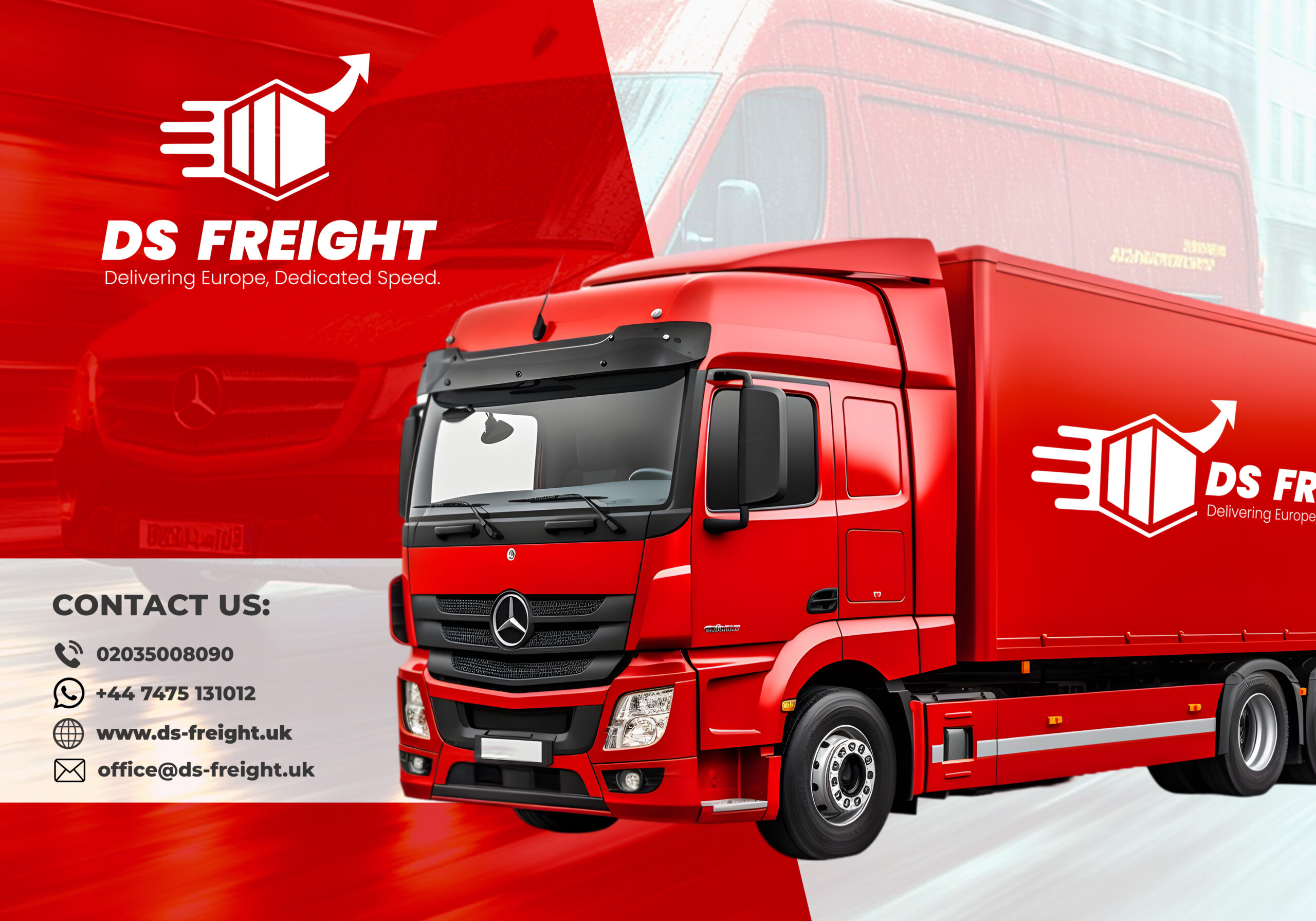 DS Freight - Delivering Europe, Dedicated Speed - Transportation